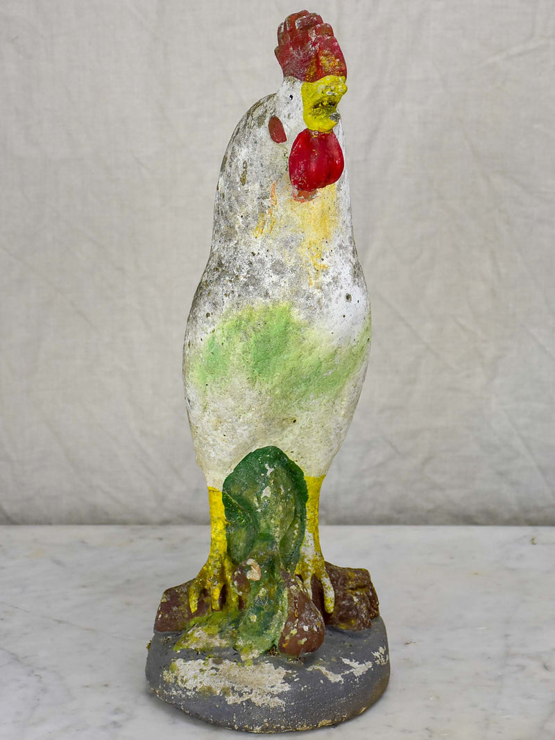 Mid-Century French cement rooster – Chez Pluie