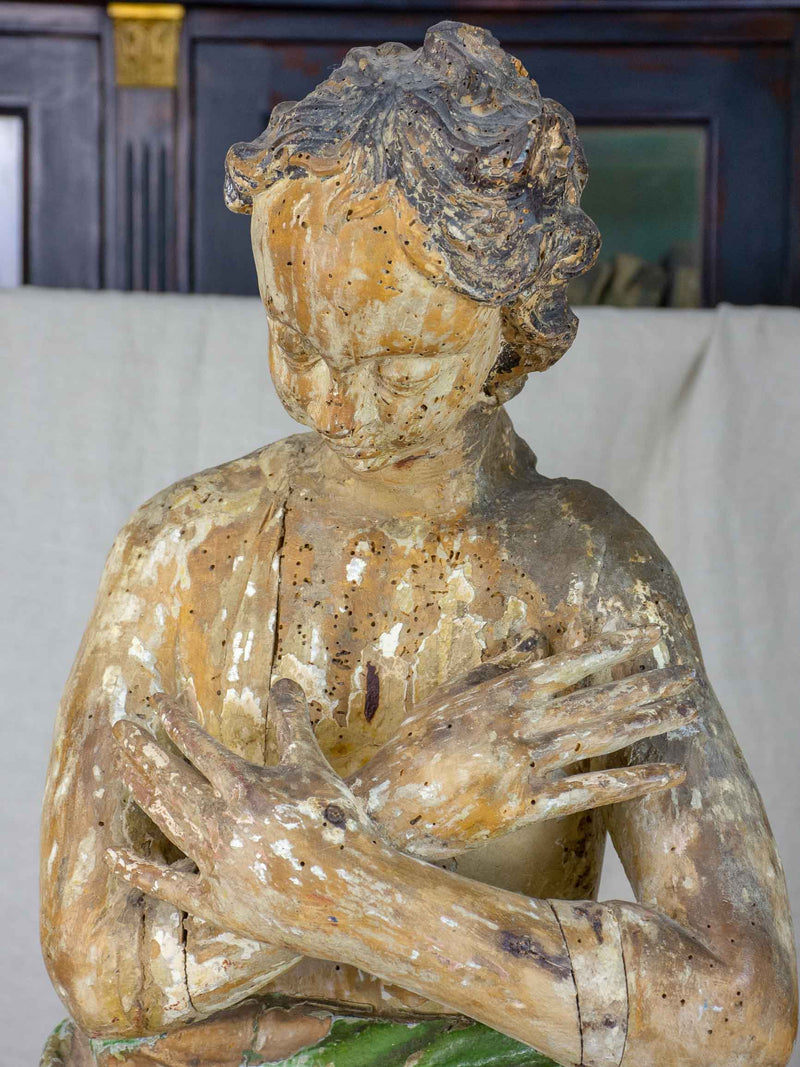 17th Century Bow statue - figure of a female – Chez Pluie