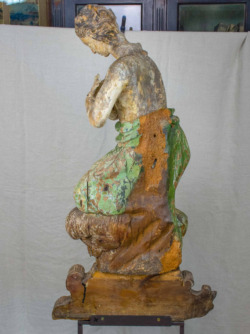 17th Century Bow statue - figure of a female – Chez Pluie