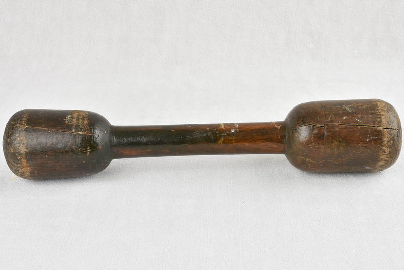 Late 19th century double head wooden pestle 19" – Chez Pluie