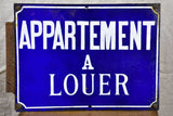 Double sided antique French sign - Appartement à louer – Chez Pluie
