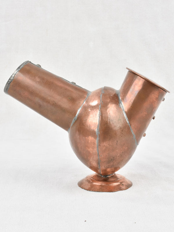 Late 19th century copper bee smoker 8"