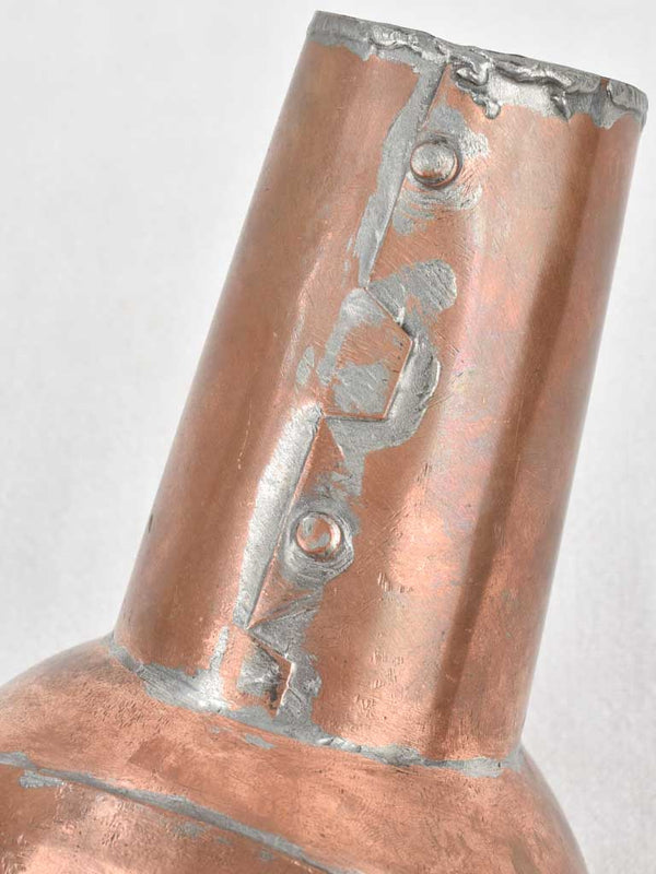 Late 19th century copper bee smoker 8"