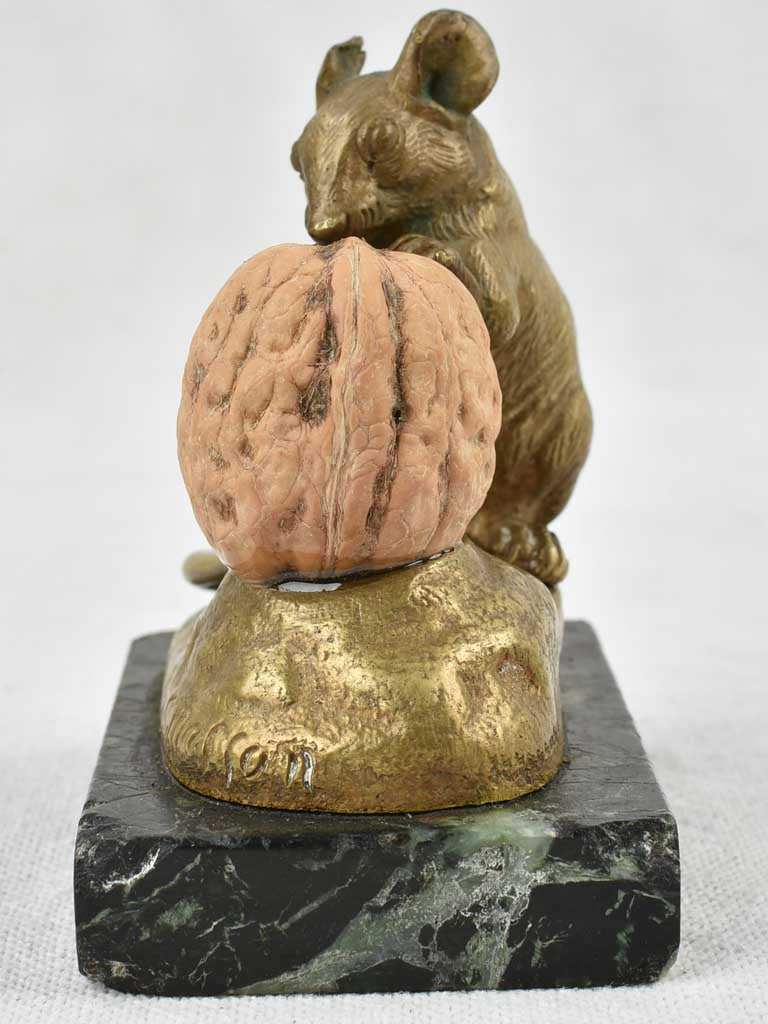 Antique bronze sculpture of a mouse - Clovis-Edmond Masson (1838-1913 ...