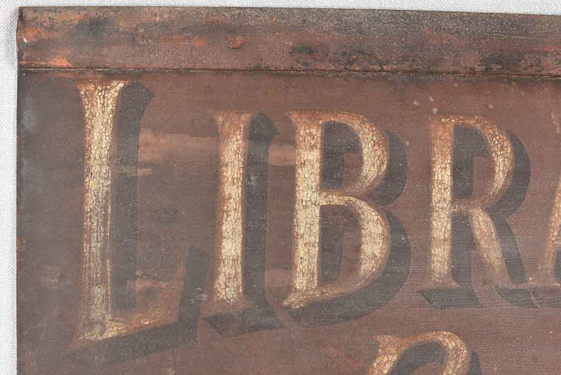 Salvaged antique French shop Sign ‘Librairie Bazar Papeterie’ 19 ...