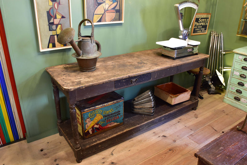Antique French draper's table – Chez Pluie