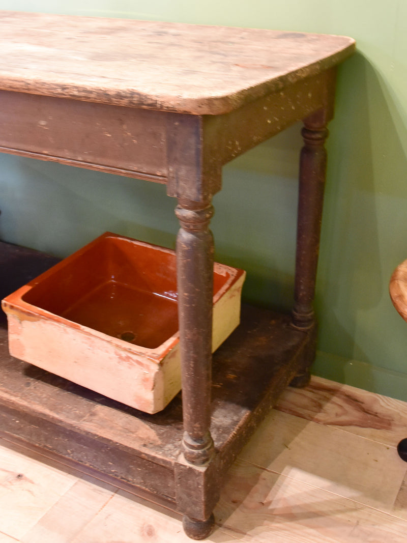 Antique French draper's table – Chez Pluie