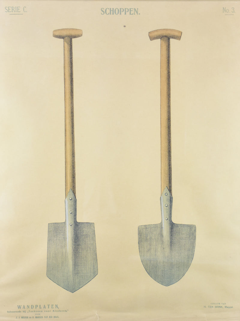 Four antique advertising posters – Chez Pluie