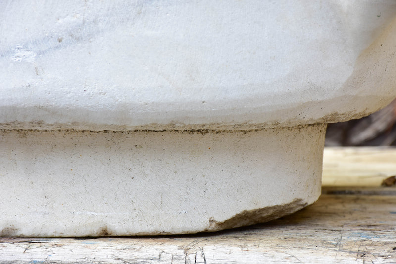 Antique Italian marble baptismal font - large – Chez Pluie