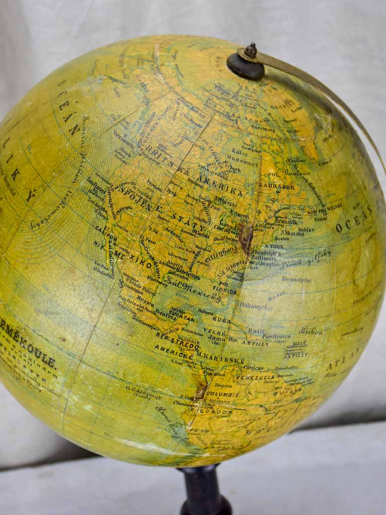 Antique world globe - large – Chez Pluie