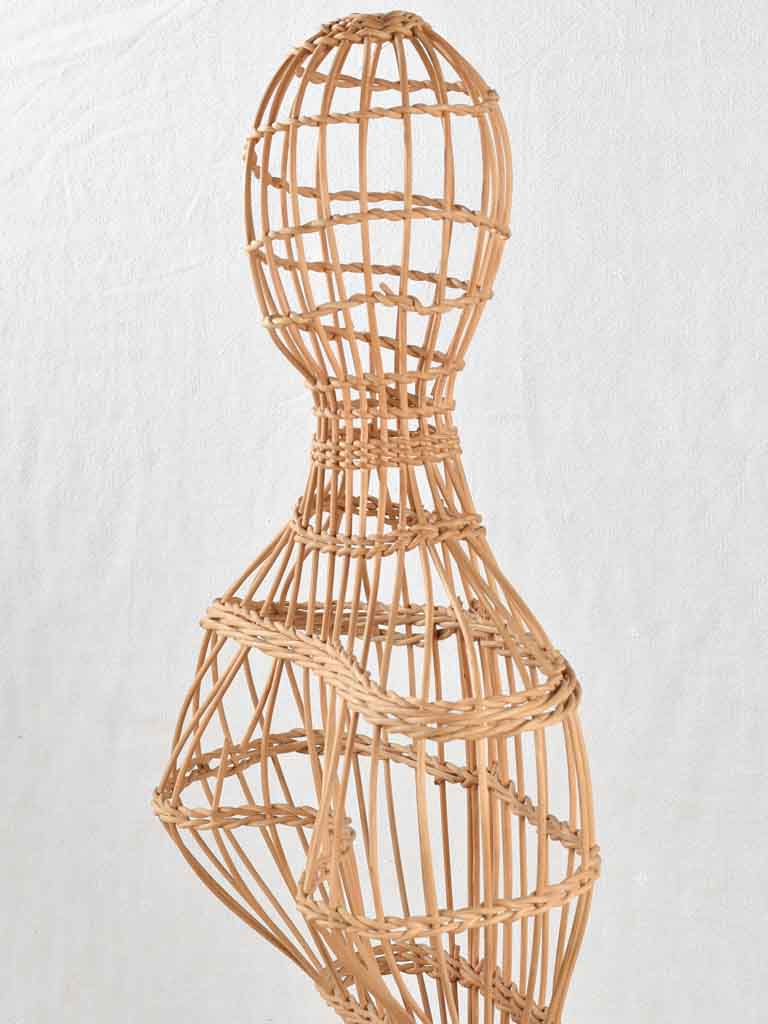 Dressmaker's Wicker mannequin - 1930s - 67" – Chez Pluie