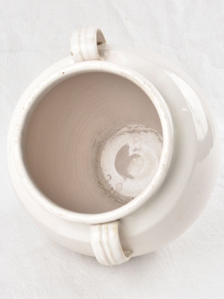 Large antique French preserving pot - pale pink glaze 10¼" – Chez Pluie