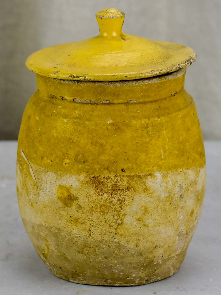 Antique French cooking pot with one handle and lid – Chez Pluie