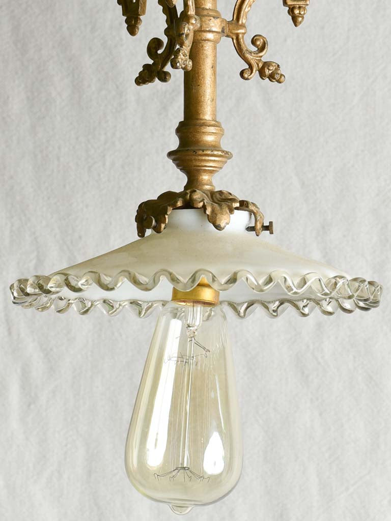 Antique French ceiling light fixture 11¾" – Chez Pluie