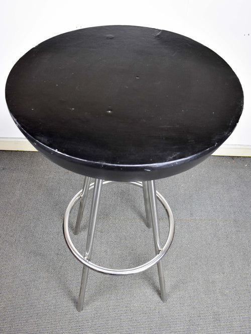 Vintage high bar table - round