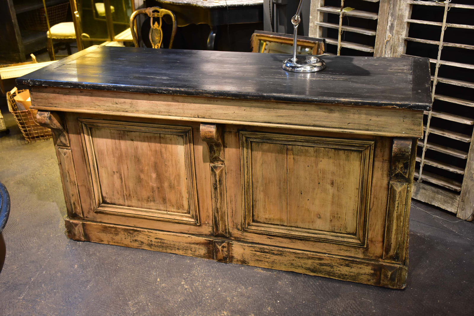 19th century French bakery counter