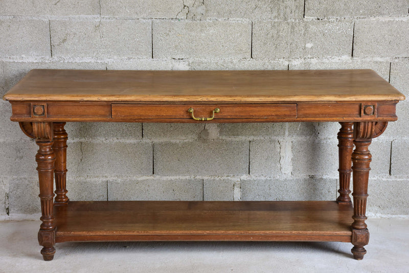 Small antique French drapery table – Chez Pluie