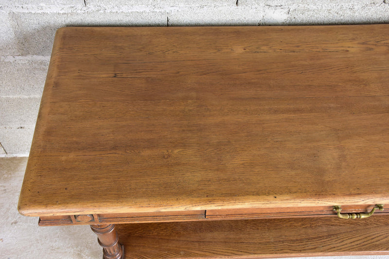 Small antique French drapery table – Chez Pluie