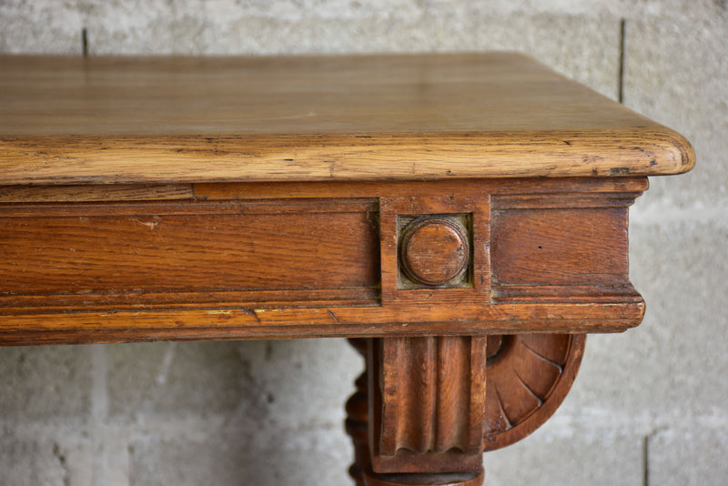 Small antique French drapery table – Chez Pluie