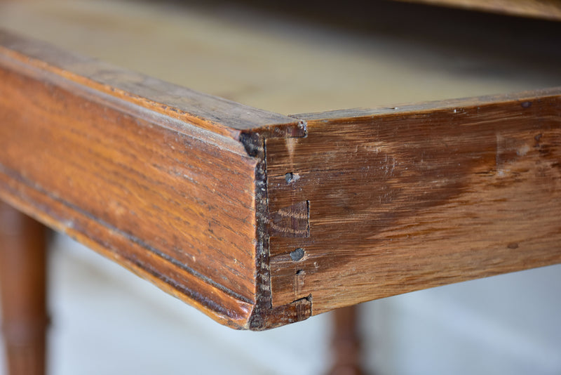 Small antique French drapery table – Chez Pluie