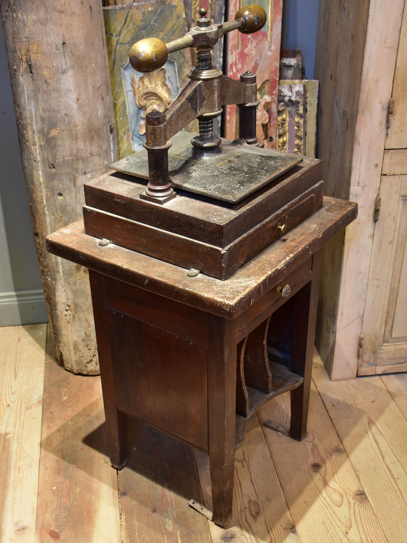 Antique French book press – Chez Pluie