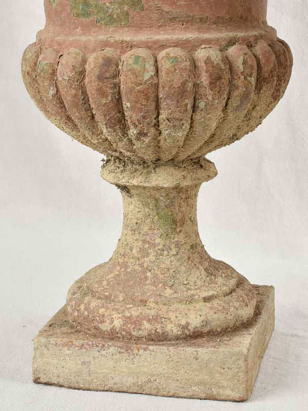 RESERVED JS Pair of 20th-Century Beige Cast Iron Medici 21¼"