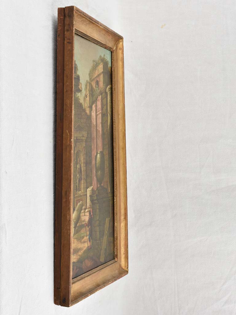 18th century Italian classical style painting - ‘Caprice Architectural ...