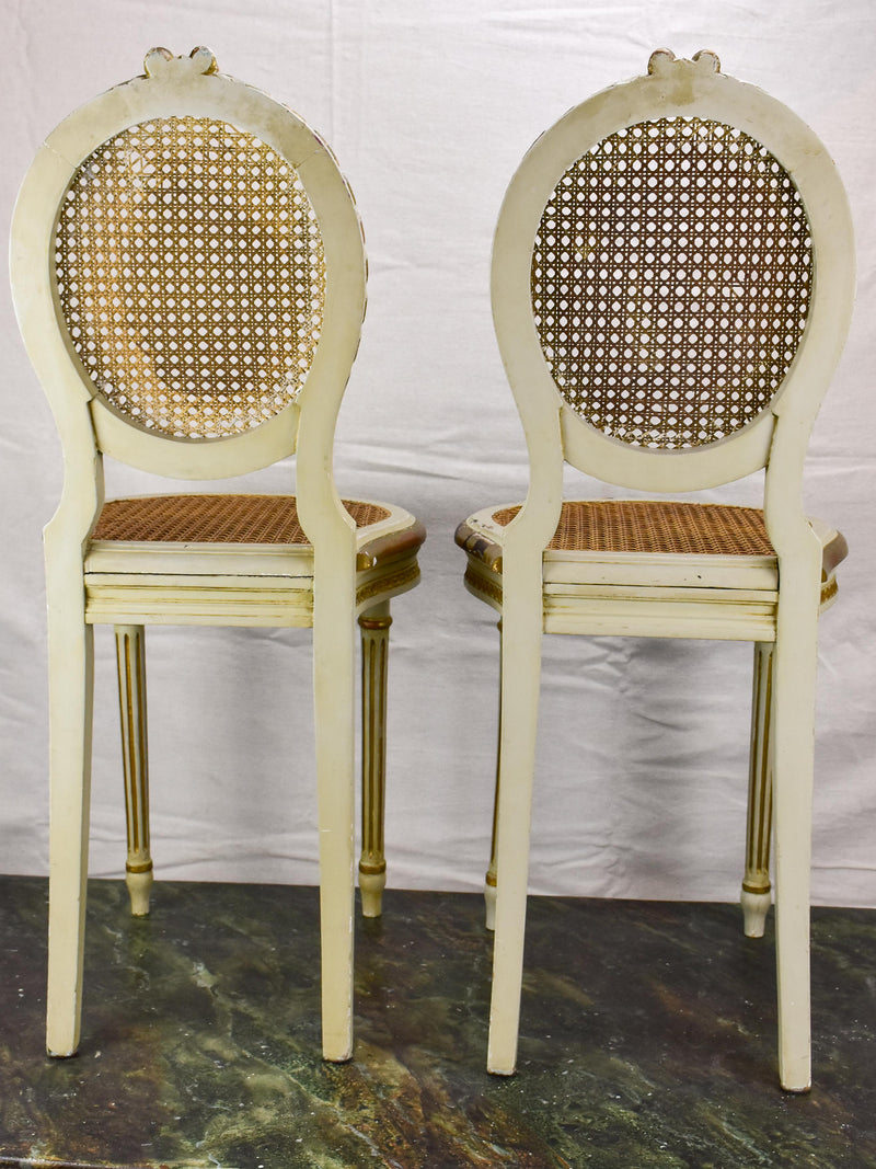 Pair of Louis XVI style Napoleon III chairs – Chez Pluie