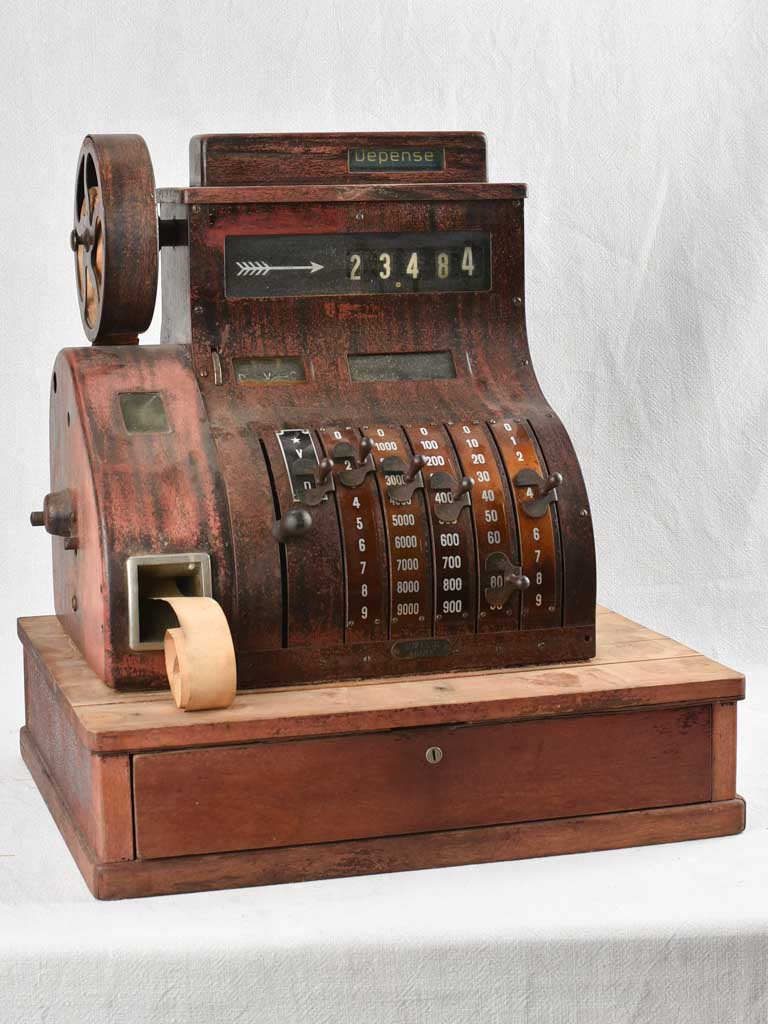 Antique French cash register – Chez Pluie
