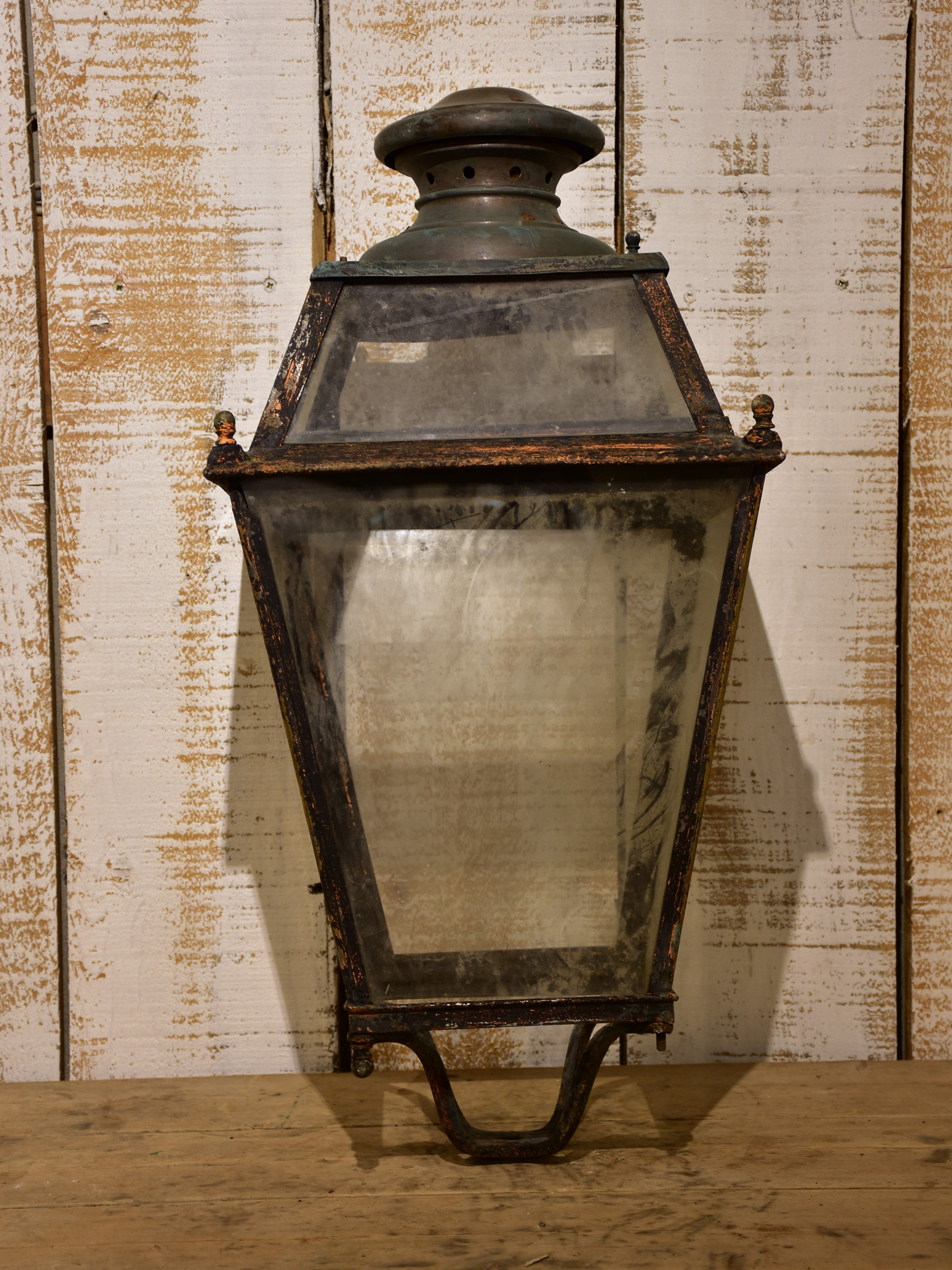 Large antique French lantern – Chez Pluie