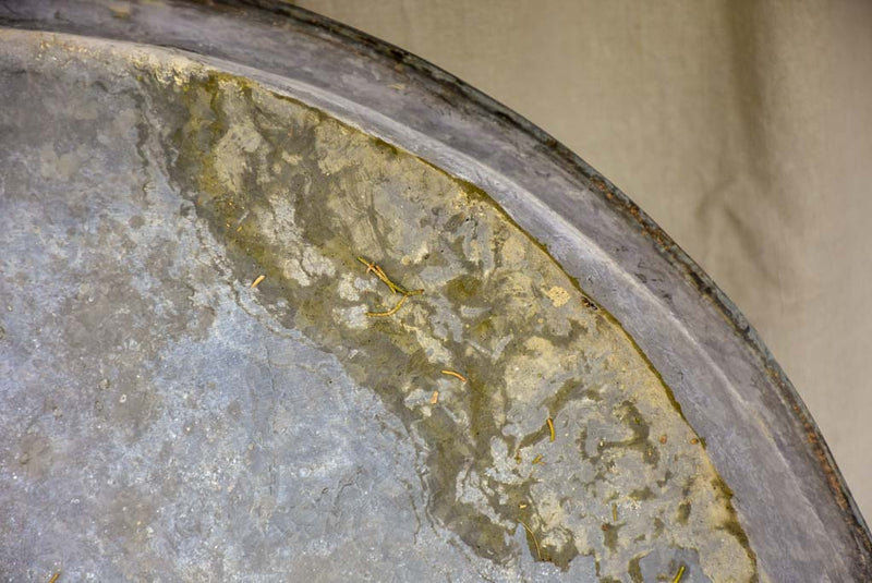 Six large antique French zinc dishes for resin – Chez Pluie