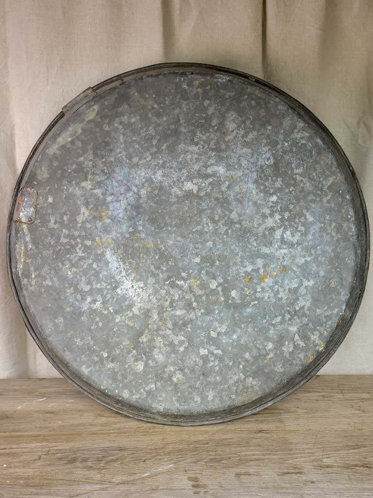 Six large antique French zinc dishes for resin – Chez Pluie