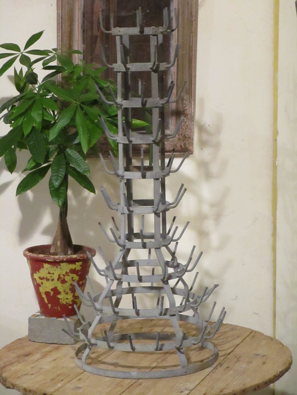 Large galvanised bottle tree