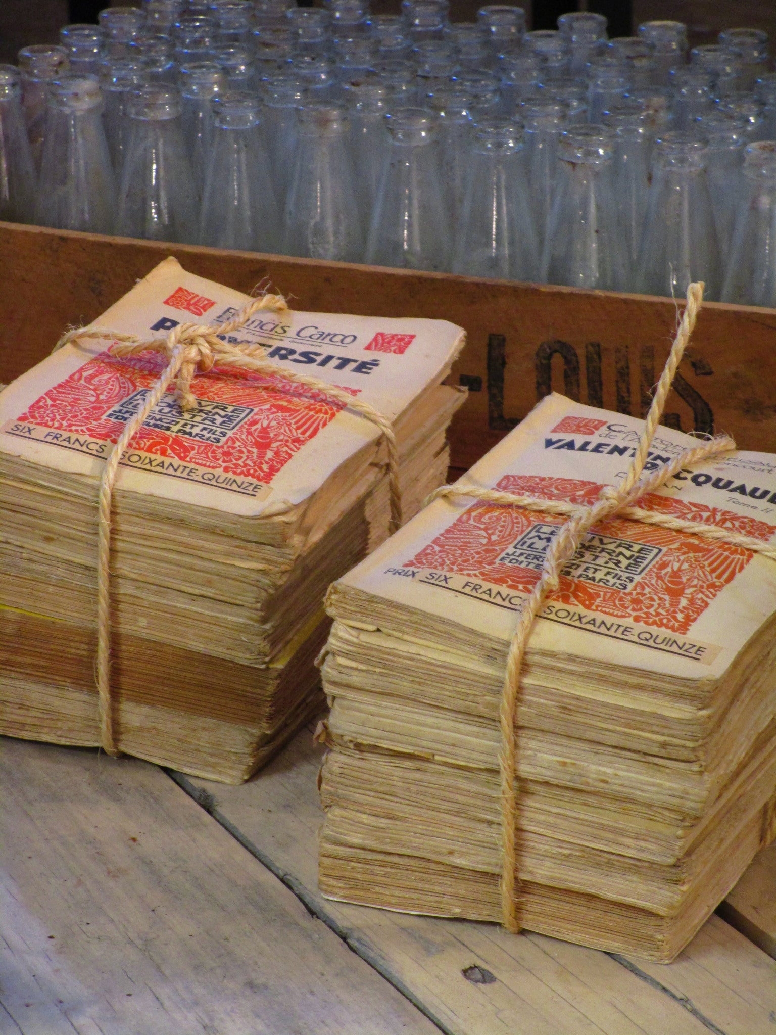 Bundle of vintage French journals – Chez Pluie