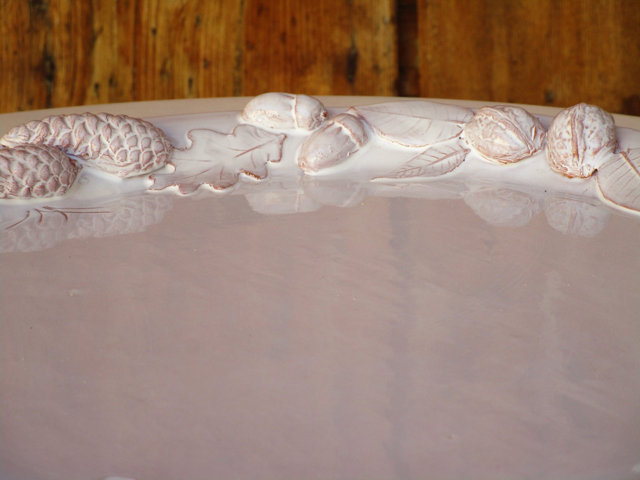 Medium flat platter – autumn harvest – Chez Pluie