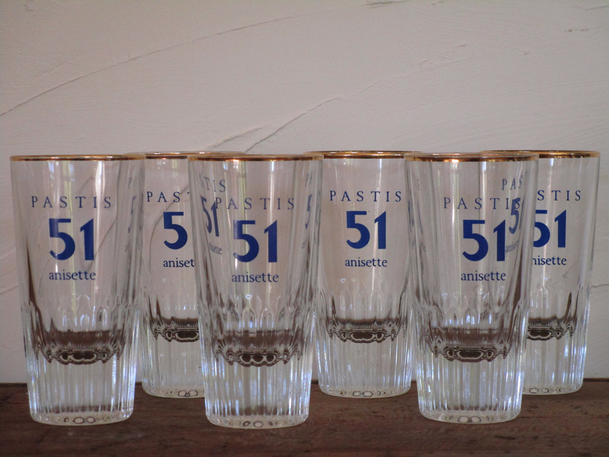 Pastis glasses – set of six