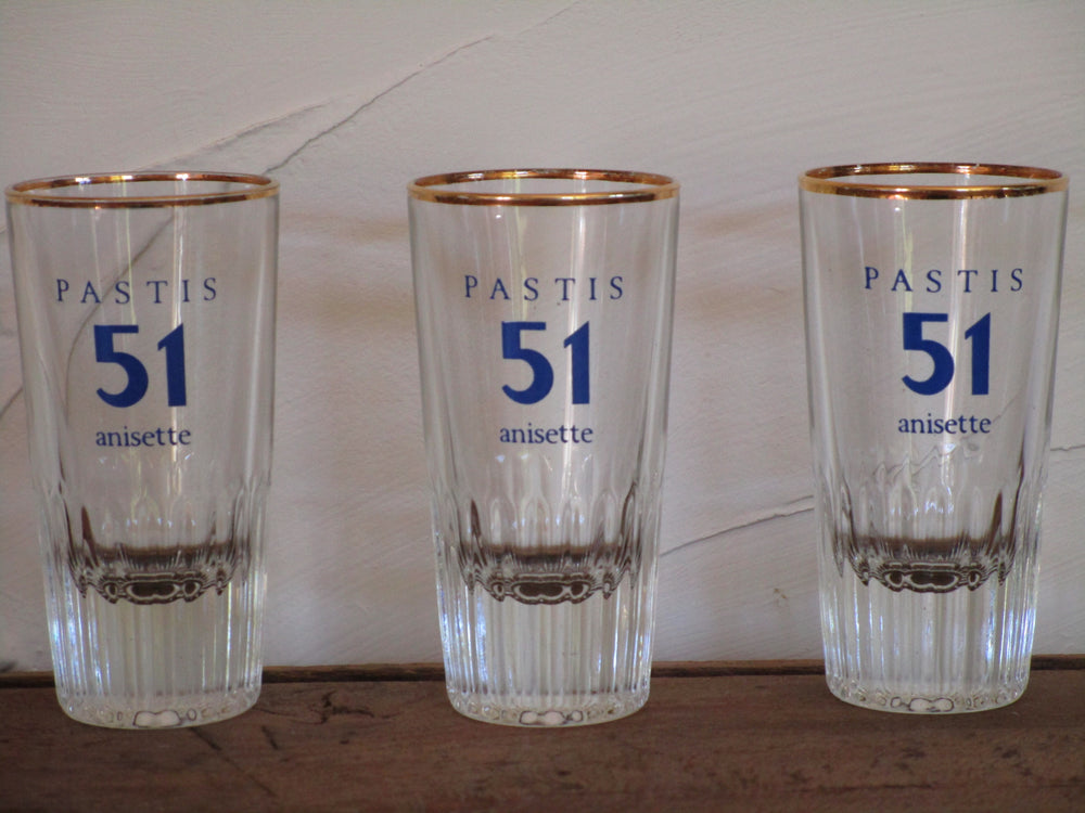 Pastis glasses – set of six