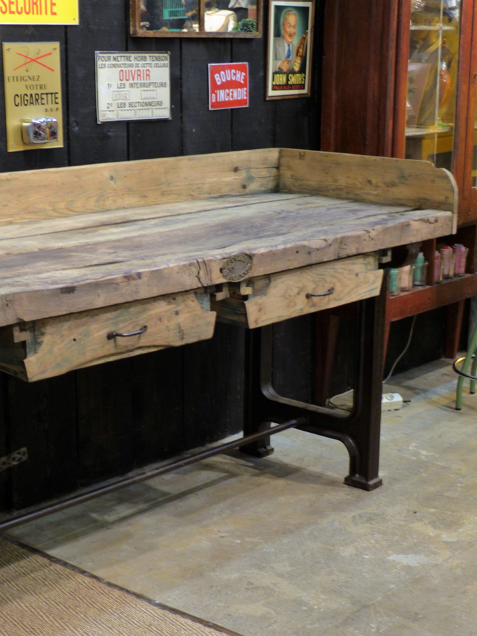 Workshop table, late-18th- or early-19th-century – Chez Pluie