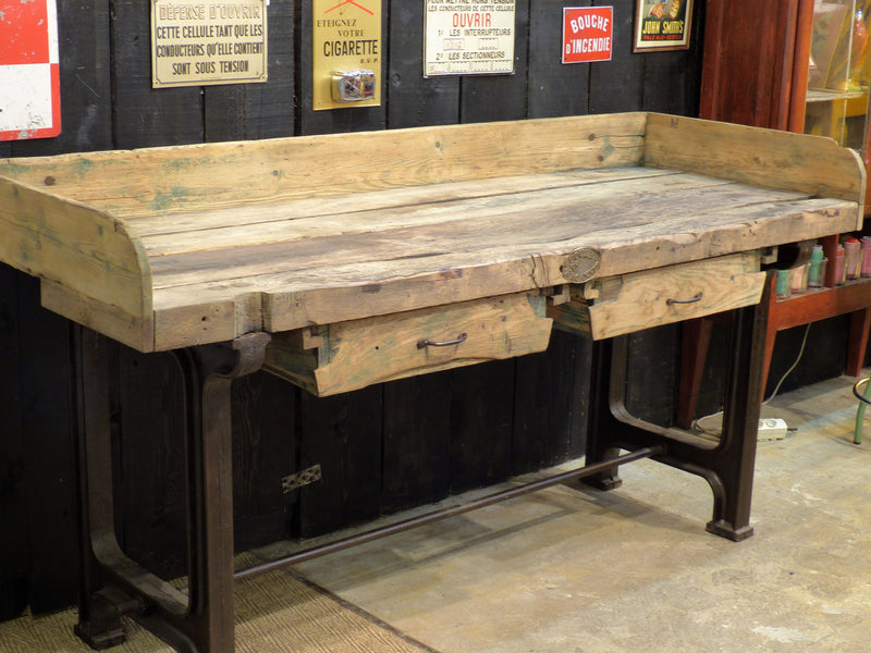 Workshop table, late-18th- or early-19th-century – Chez Pluie