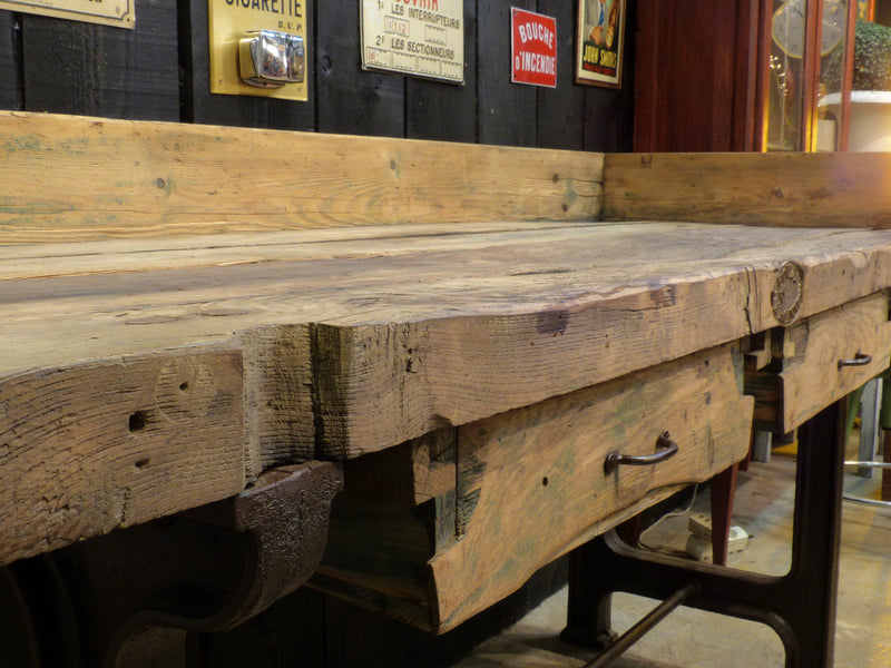 Workshop table, late-18th- or early-19th-century – Chez Pluie